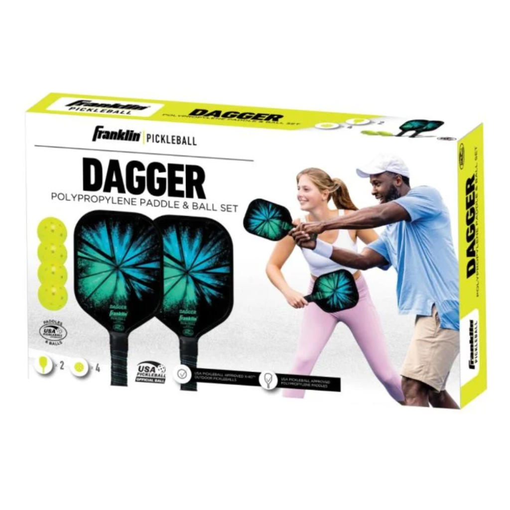 FRANKLIN DAGGER 2 PLAYER PICKLEBALL SET - APPROACH PICKLEBALL